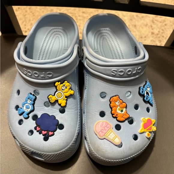 CROCS | Shoes | Crocs Unisex Light Blue J3 Care Bears Charms | Poshmark